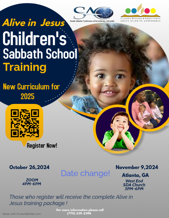 Children’s Sabbath School Training – South Atlantic Conference of ...